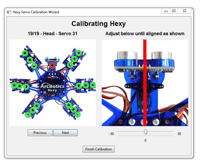 ArcBotics - How to Calibrate Offsets in PoMoCo