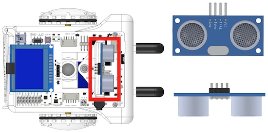 ArcBotics - Using the Ultrasonic Distance Sensor