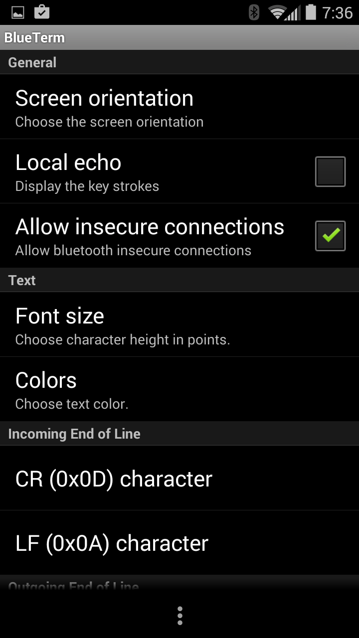 ArcBotics - Sending Bluetooth Commands to Sparki from an Android