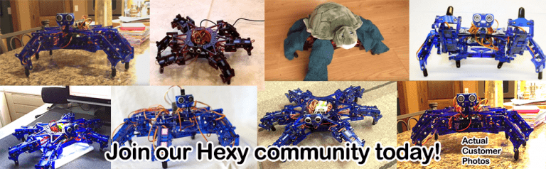 ArcBotics - Hexy the Hexapod– Open Source Low Cost Fully Articulating DIY Robot Kit