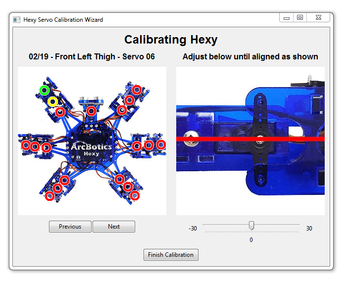 ArcBotics - How to Calibrate Offsets in PoMoCo