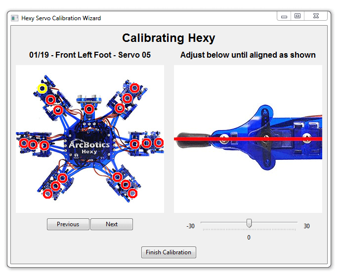 ArcBotics - How to Calibrate Offsets in PoMoCo