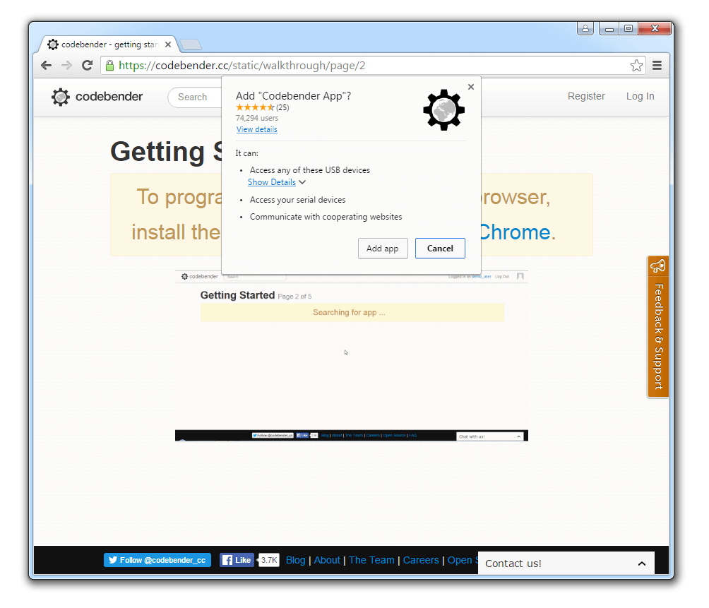 Arcbotics Getting Started With Codebender Cc