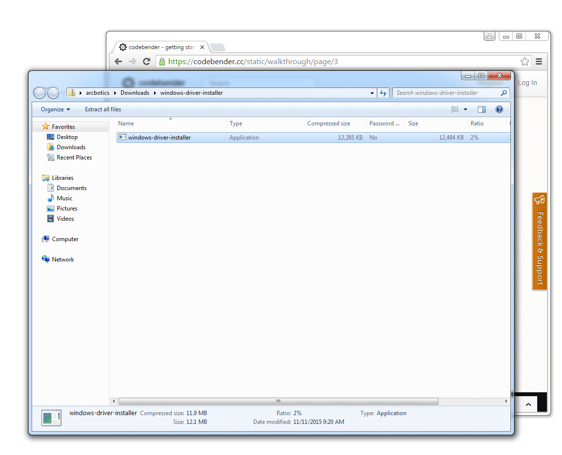 ArcBotics - Getting Started with Codebender.cc