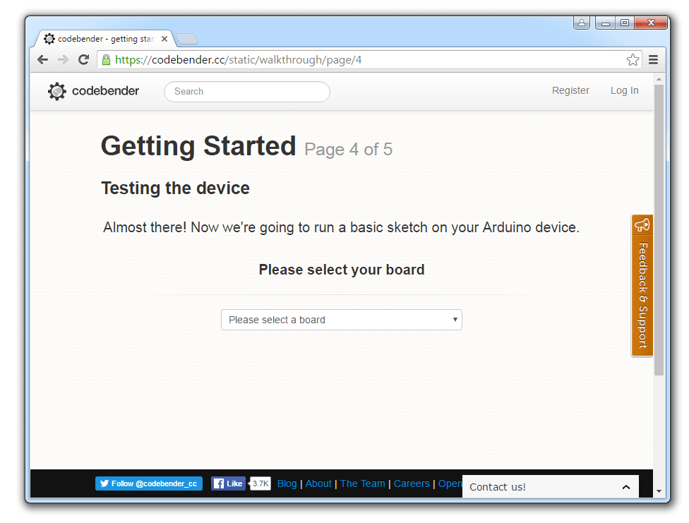 ArcBotics - Getting Started with Codebender.cc