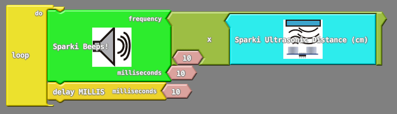 ArcBotics - Using the Ultrasonic Distance Sensor